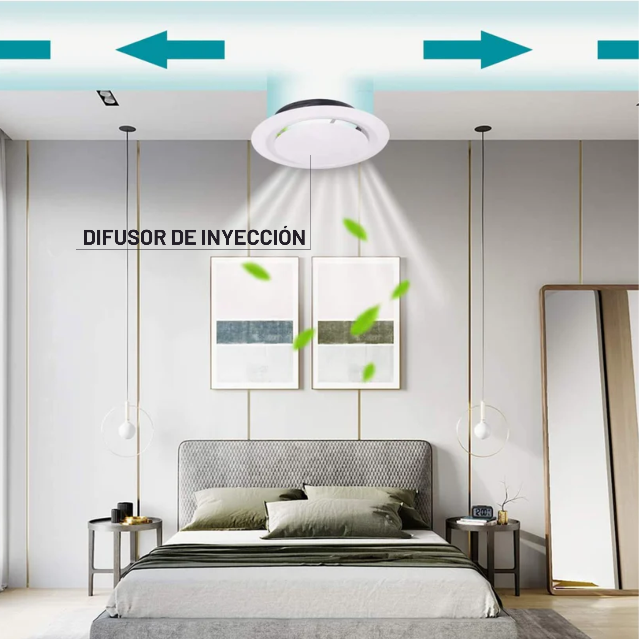 DIFUSOR de inyección modelo EAV-CM – BROFER – Climatización Integral